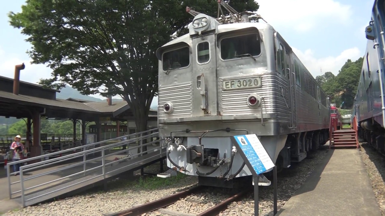 直流電気機関車 EF30 20 屋外展示車両 碓氷峠鉄道文化むらへ行ってきました！ 00003 - YouTube