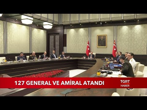 127 General ve Amiral Atandı