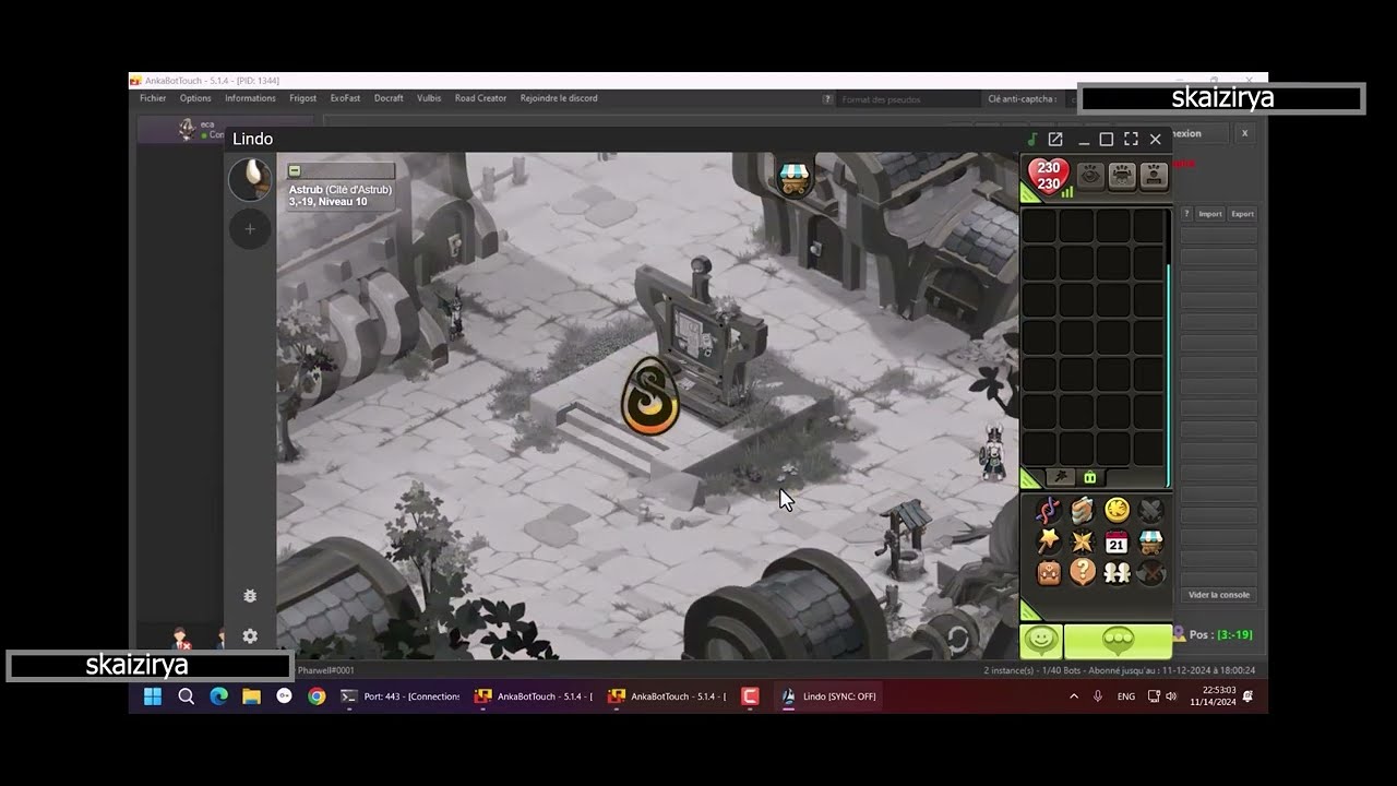 Tutoriel Ankabot bot Dofus Touch Farm zone champs d'Astrub - YouTube