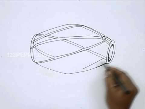How to Draw a Kachi Dhol - YouTube