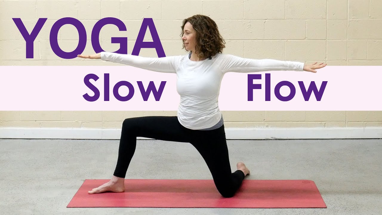 Yoga Slow Flow Gentle Sequence: 20 Minutes - YouTube