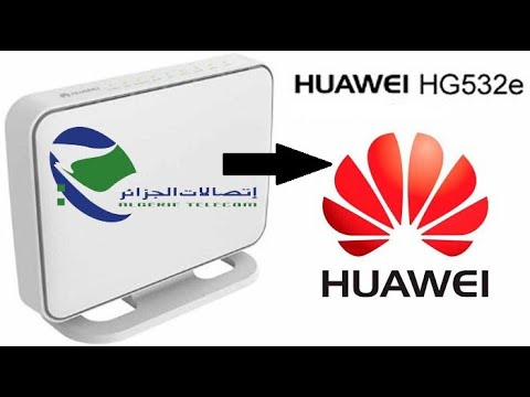 HUAWEI HG532 فلاش مودم جواب اتصالات الجزائر - YouTube