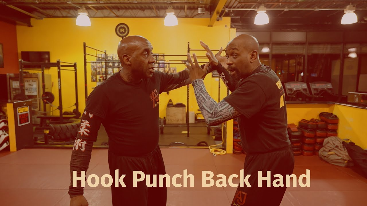Hook Punch Back Hand - Self Defence Techniques - YouTube