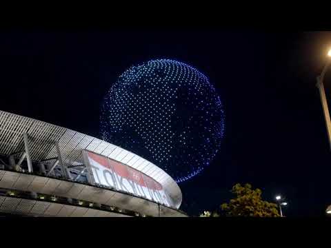 1800 Drone ile Kusursuz Dünya Yapmak - Tokyo Olimpiyatları Açılış Töreni