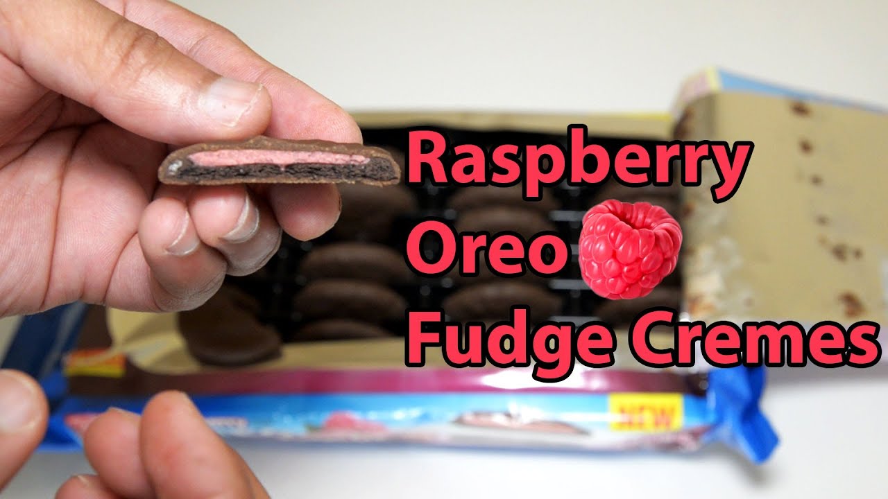 Raspberry Oreo Fudge Creme Cookies! - YouTube
