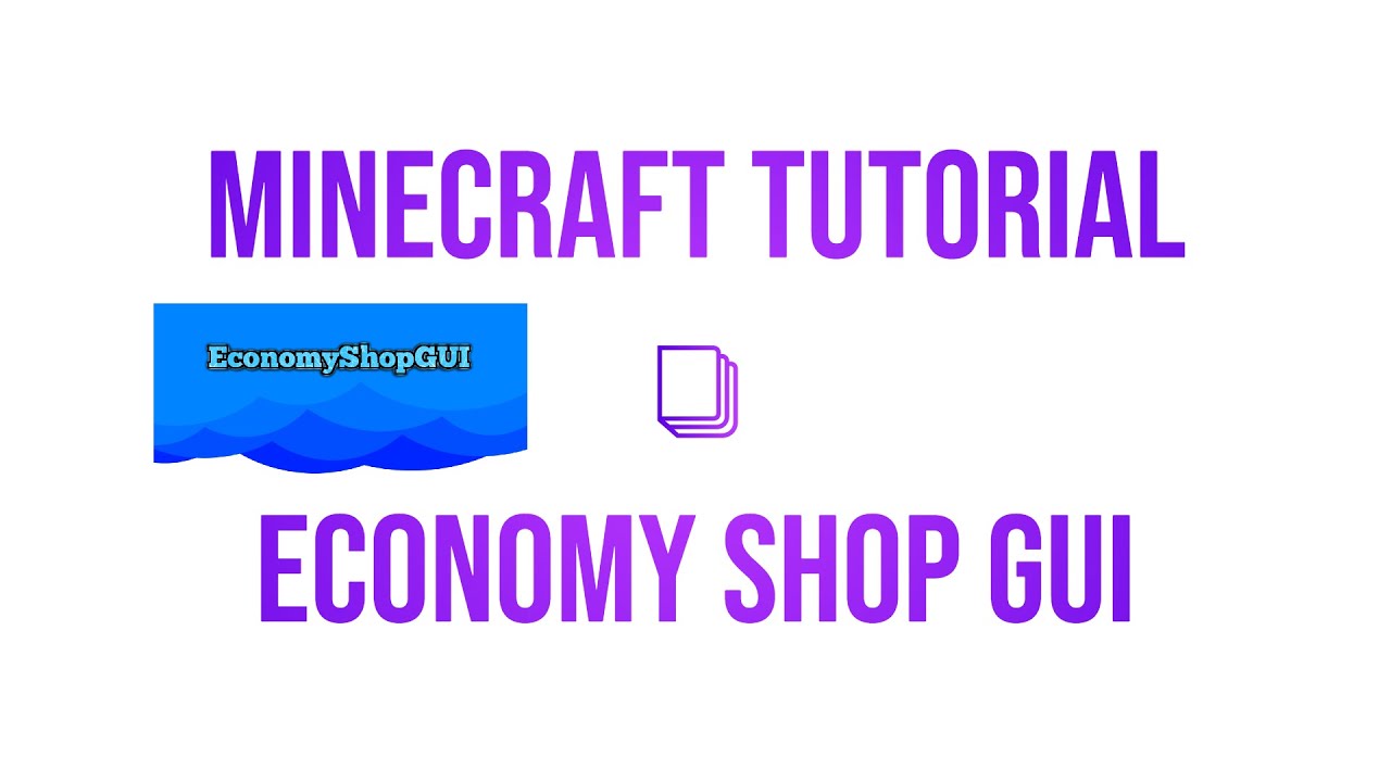 Minecraft plugins - EconomyShopGUI | Como customizar tu tienda - YouTube