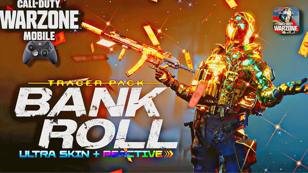 Warzone Mobile Bank Roll Reactive Ultra Skin Tracer Pack Gameplay ...