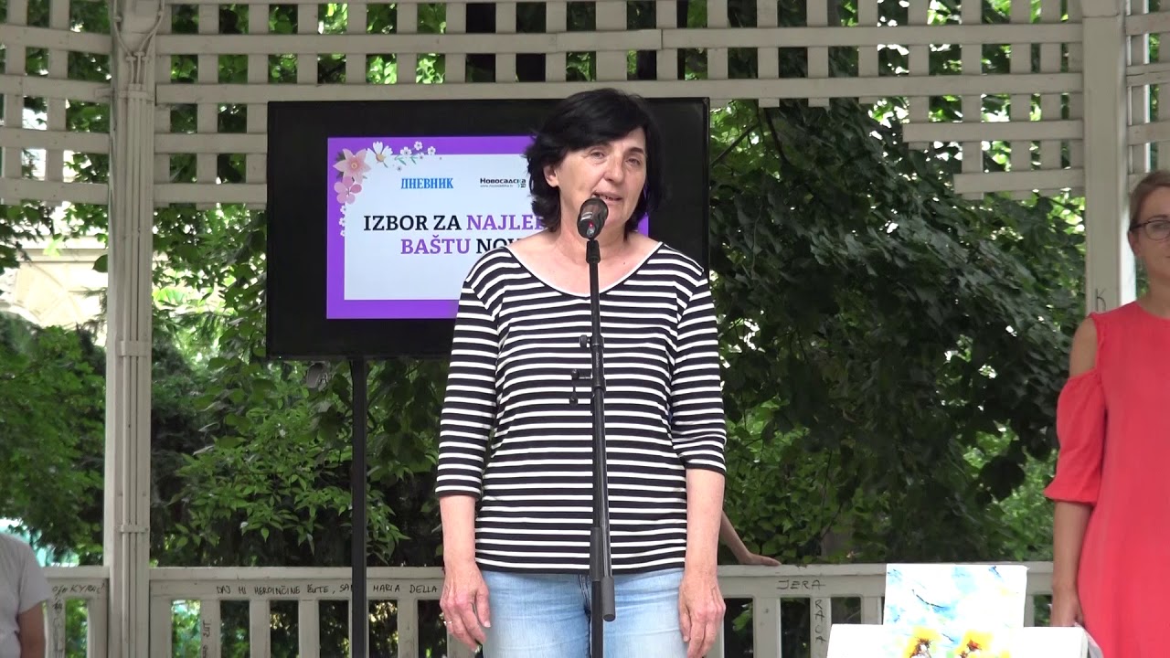 Izbor za najlepšu baštu Novog Sada - Nada Vujović - YouTube