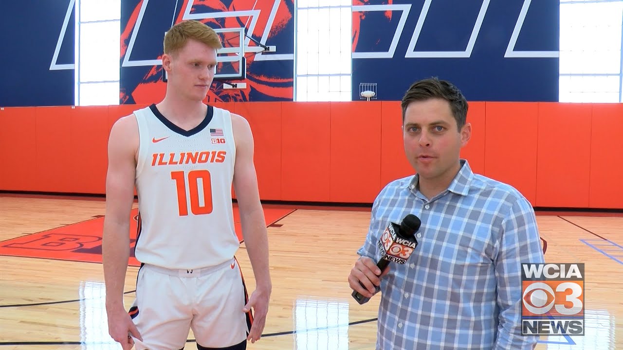 Hear from coaches and players at Illinois basketball media day - YouTube