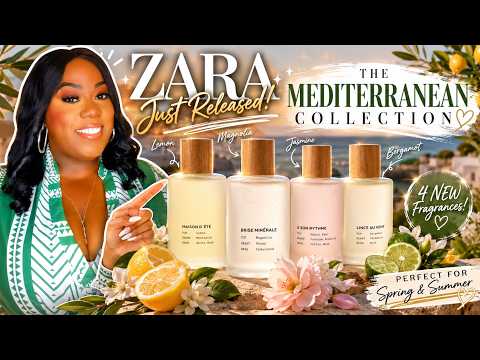 *NEW* ZARA MEDITERRANEAN COLLECTION  FRAGRANCE REVIEW || ARE THEY GOOD? 👀 || COCO PEBZ 💚🩵💚