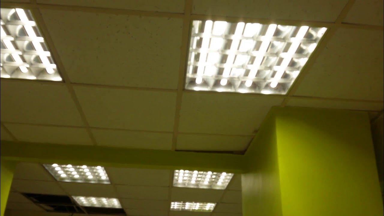 Замена ртутных ‎ламп на светодиодные. - YouTube