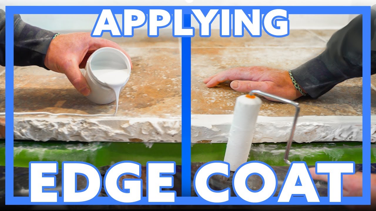HOW TO Apply Edge Coat - Prepping for Epoxy - Countertop Epoxy - YouTube