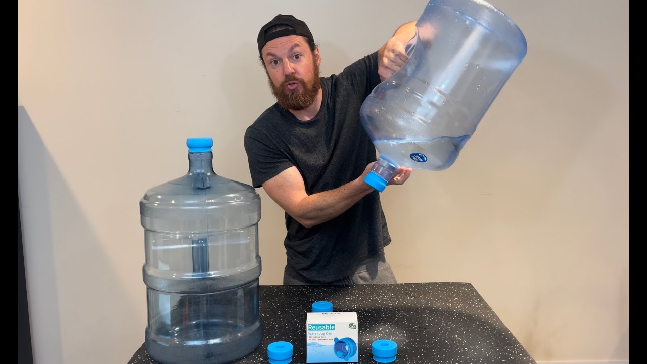 Reusable Water Jug Caps – Non-Spill & Leak-Free for 3 and 5 Gallon ...
