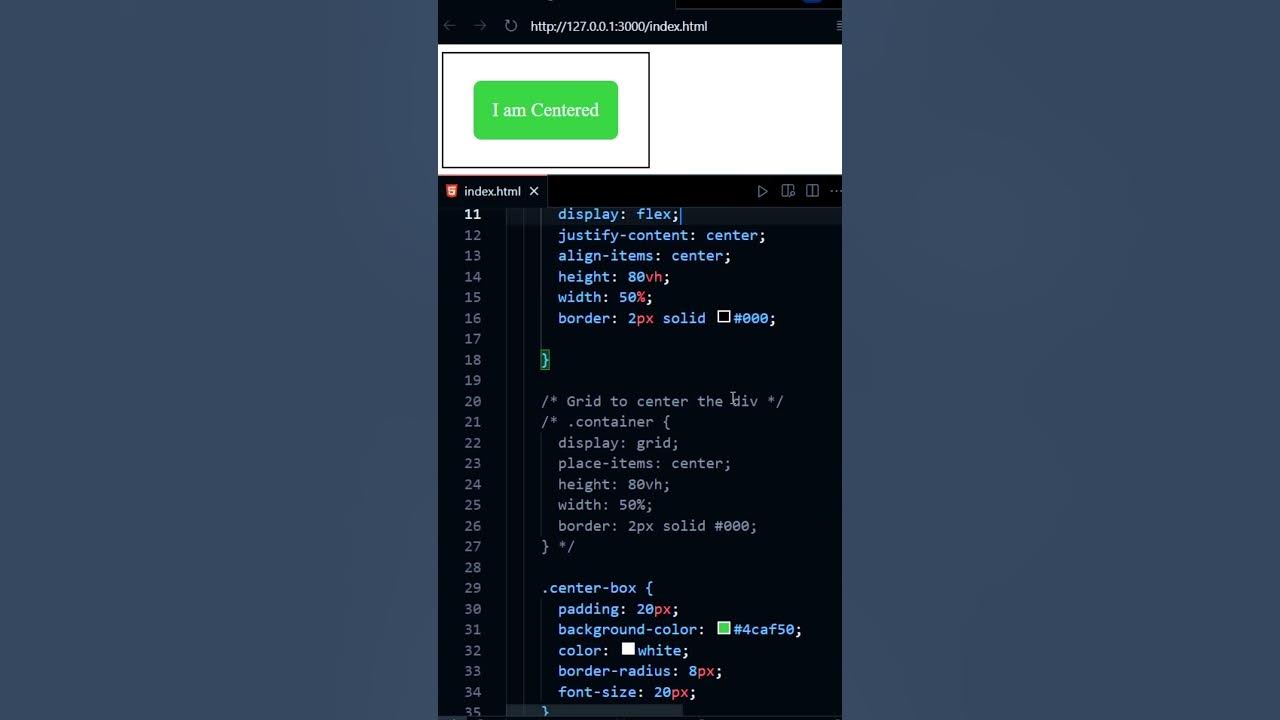 Center a div in CSS | Quick CSS Tips - YouTube