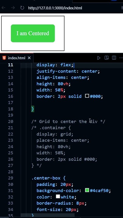 Center a div in CSS | Quick CSS Tips - YouTube