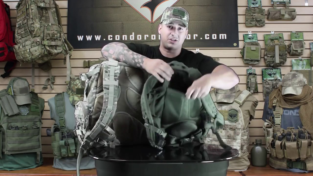 Condor Outdoor Details: 3-Day Assault Pack & Convoy Outdoor Pack - YouTube