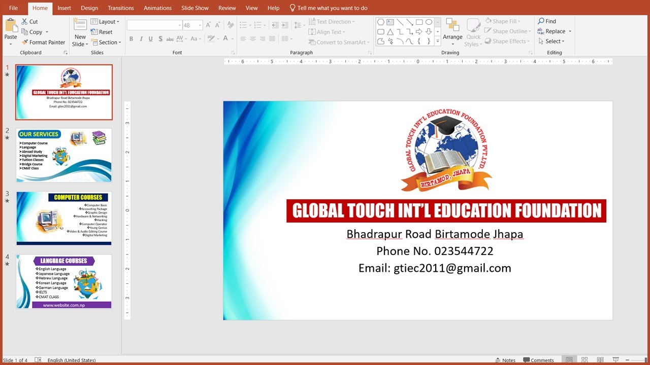 How To Create a PowerPoint Presentation ! - YouTube