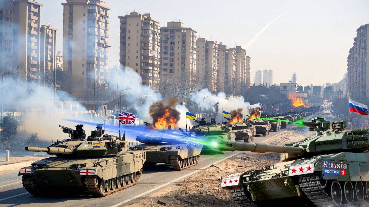 NATO Shocked! UK Tank and Troop Shipments to Ukraine Halted by Russian ...