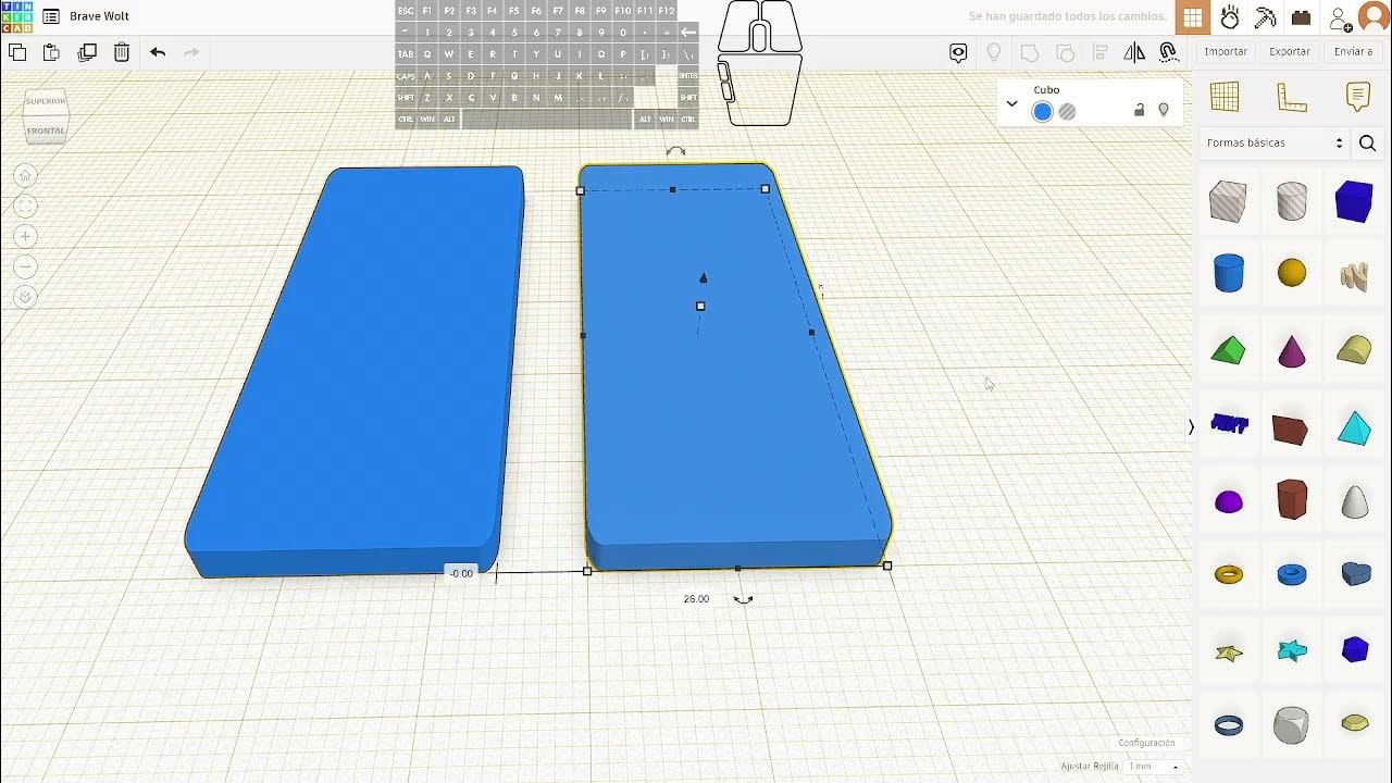 Tutorial 3D Tinkercad - Soporte Celular - YouTube