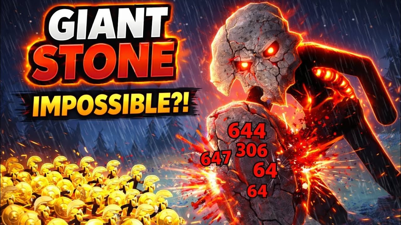 *NEW UPDATE* GIANT BIGGEST SPEARTON STONE ZOMBIE IN WEEKLY MAP NEW ...