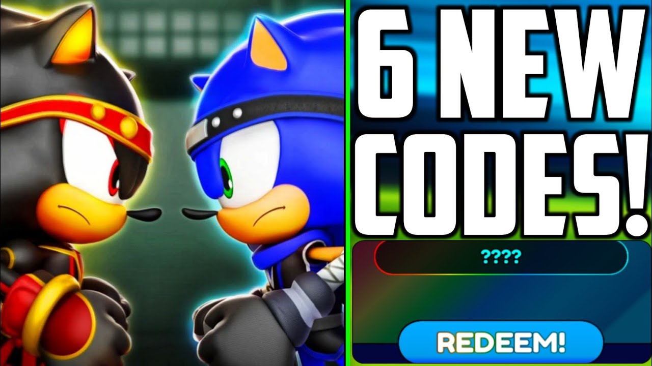 NINJA SONIC SPEED SIMULATOR CODES 2024 - SONIC SPEED SIMULATOR CODES ...