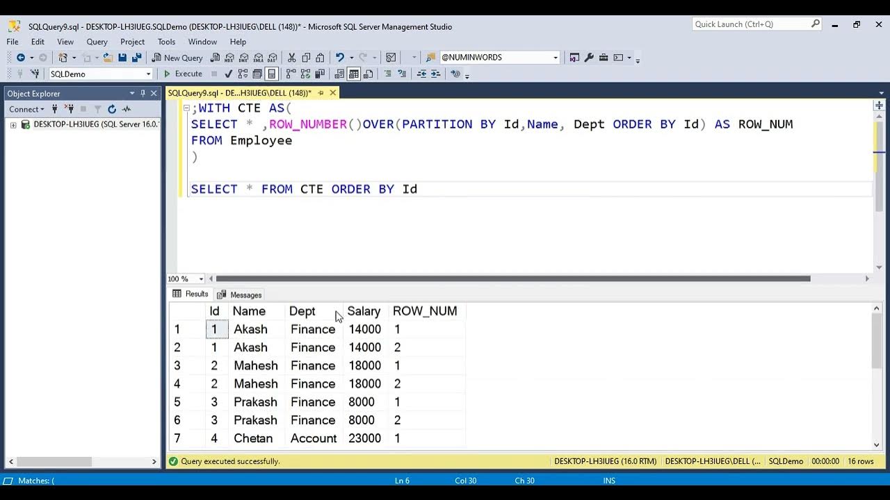 Part 11 SQL Queries - Remove duplicate records - YouTube