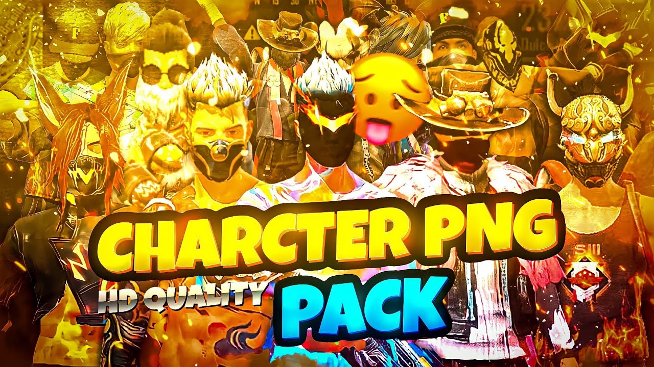 FREE FIRE CHARACTER PNG PACK || FREE DOWNLOAD IN DESCRIPTION 👇 BY ROCK ...