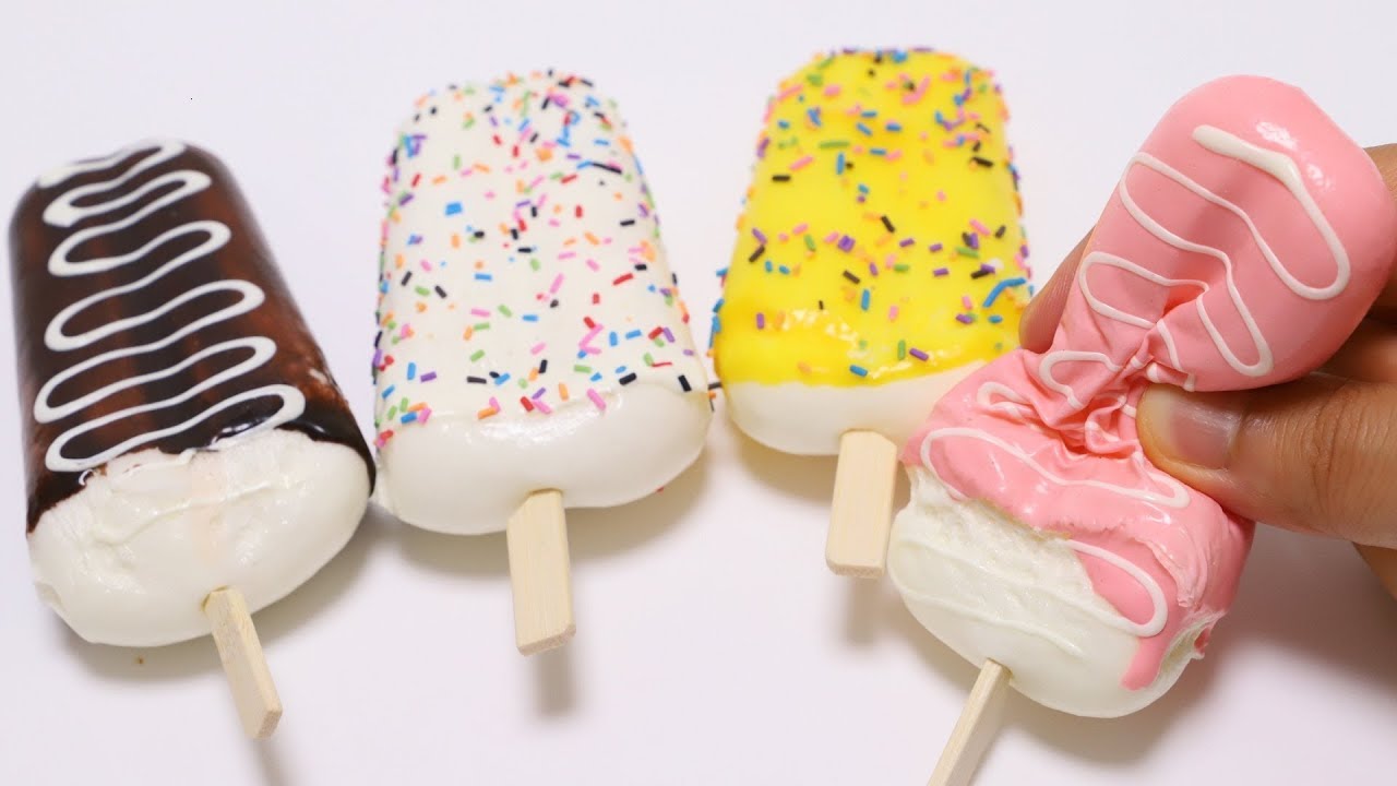 ASMR Squishy #179 1 Dollar Popsicle Magnet Squishy Squeeze - YouTube