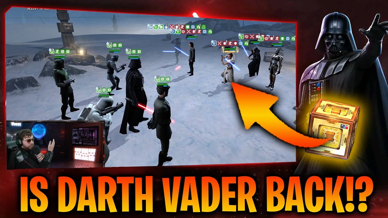 The Return of the Darth Vader in SWGOH!? Is the New Vader Focused ...