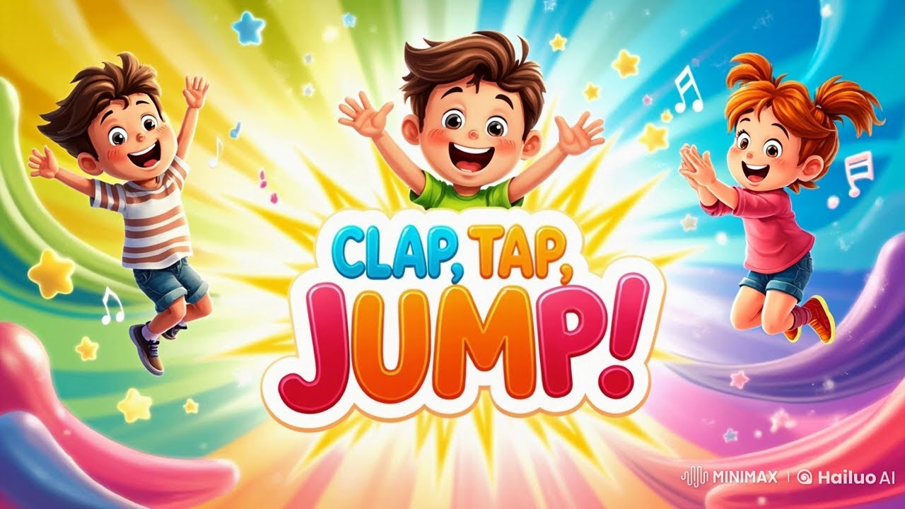 Clap, Tap, Jump! | Fun Kids Dance Song | Sing & Move Along! 🕺 - YouTube