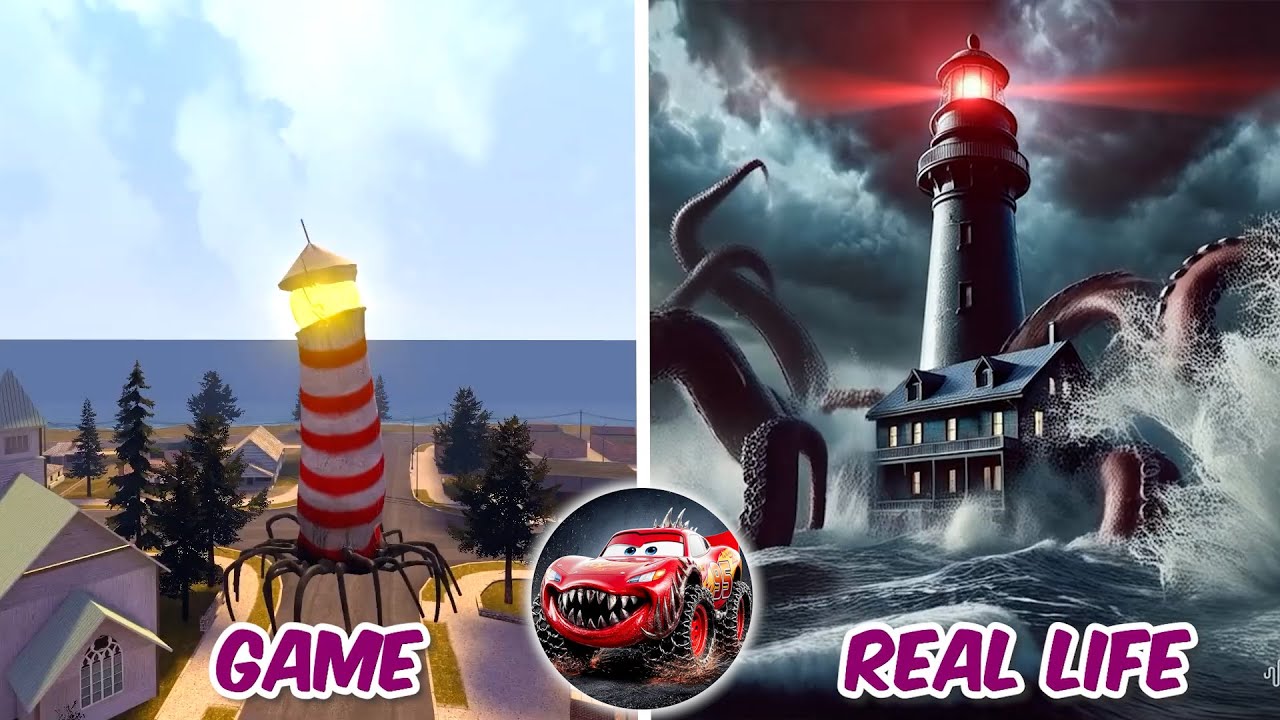 Lighthouse Monster In Real Life | All Eater Monster | Tiles Hop EDM ...