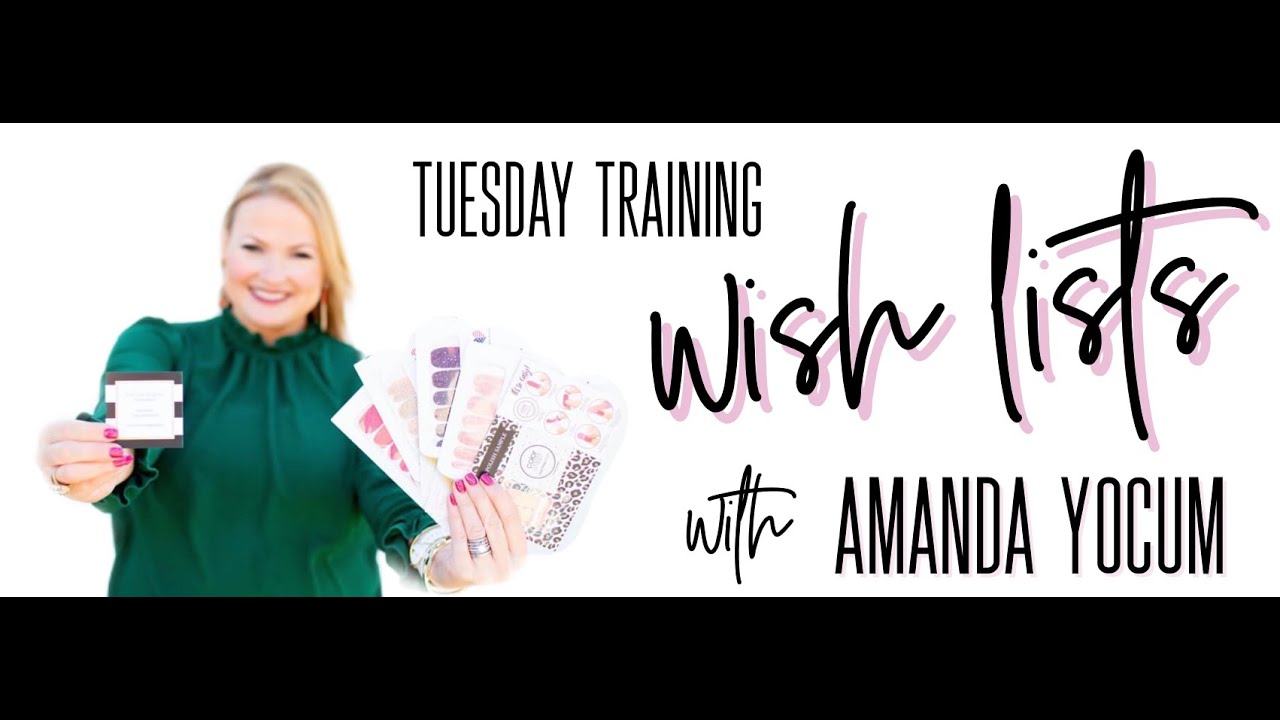 Tuesday Training: Wish Lists - YouTube
