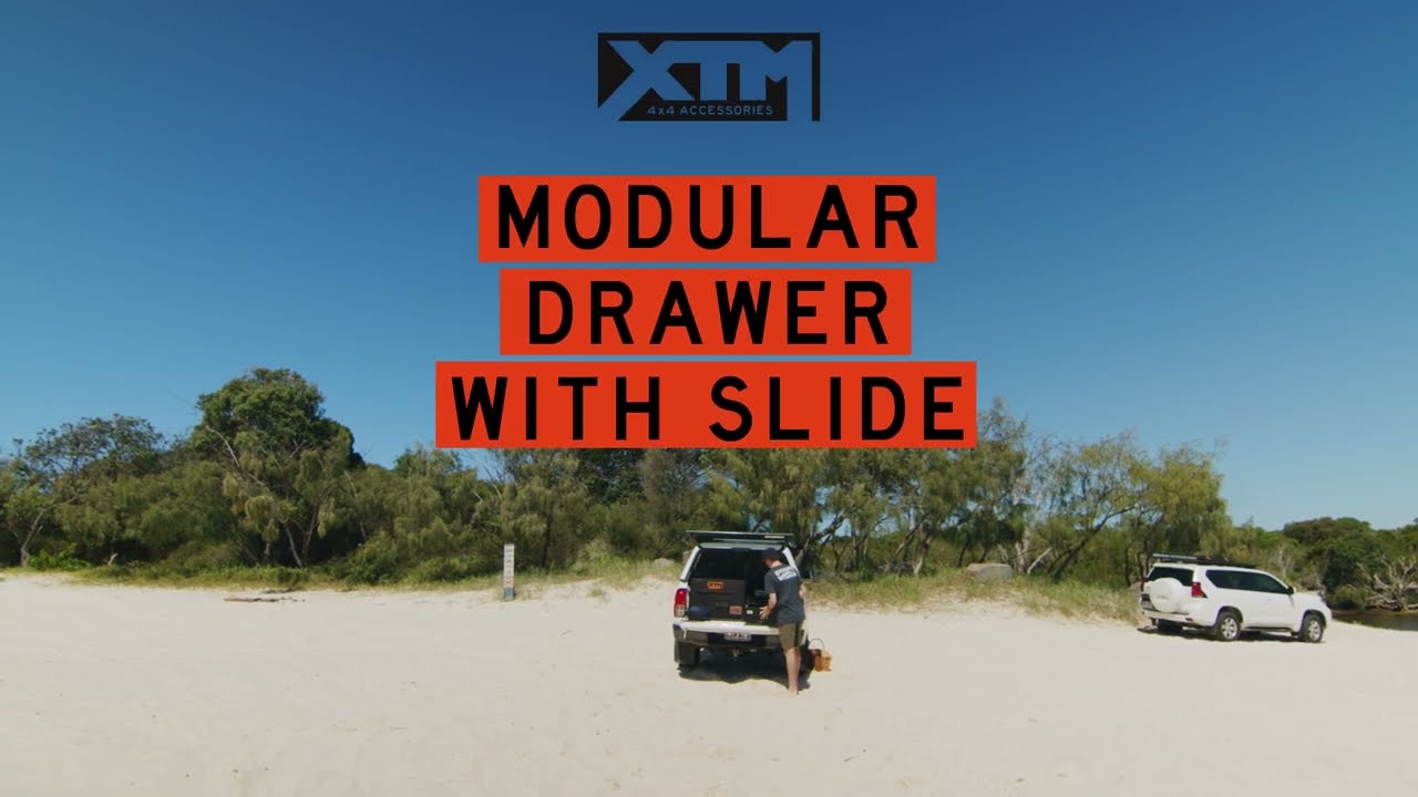 XTM 4x4 Modular Drawer with Slide - Shop BCF - YouTube