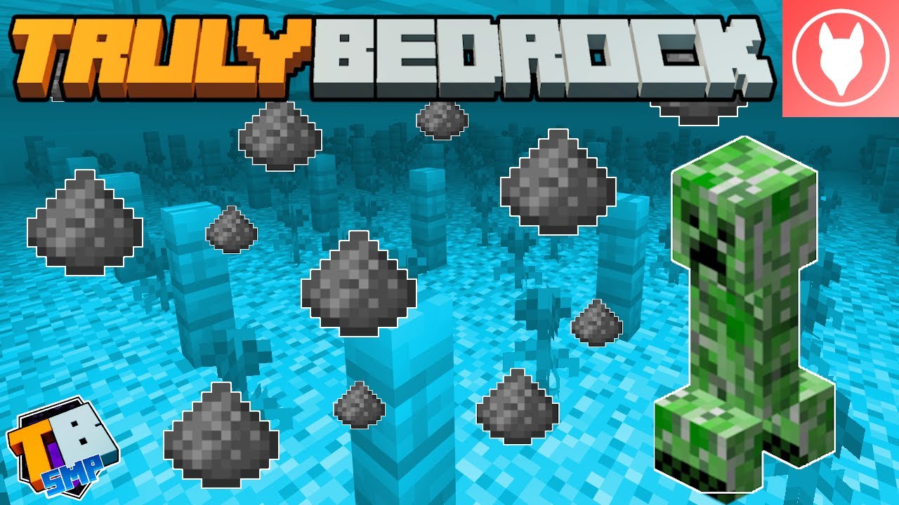 Truly Bedrock SMP - S2 : E14 - Making a Creeper Farm! (Gunpowder Farm ...