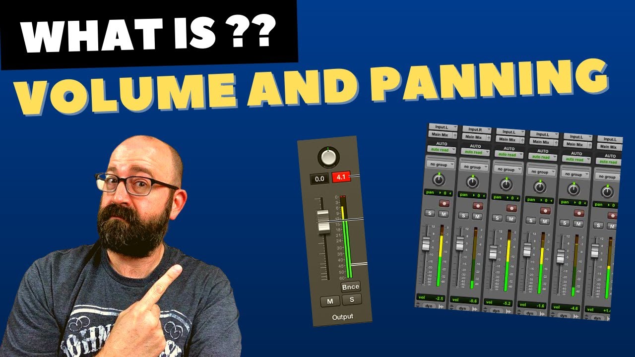 Pro Tools For Beginners - Volume and Panning - YouTube