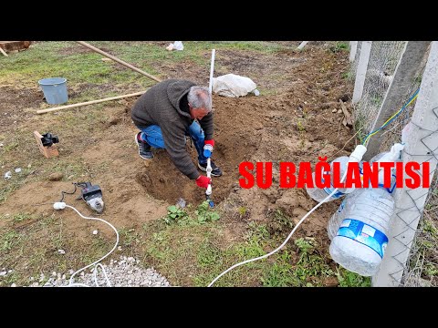 SU BAĞLANTIMIZI YAPTIK BAHÇENİN SUYU AKIYOR