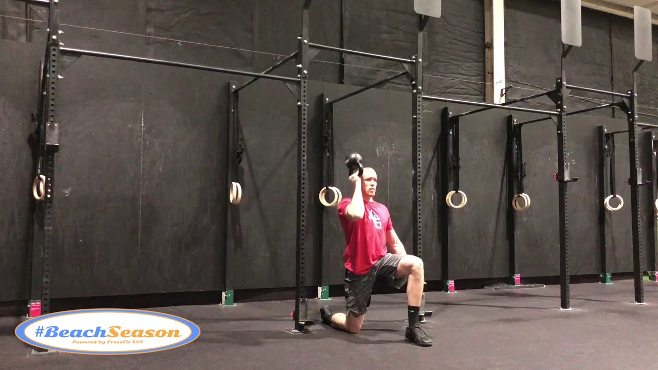 Half-Kneeling KB Bottom-up Press - YouTube