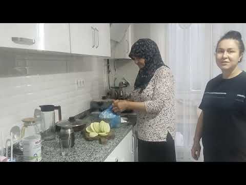 AKŞAM MENÜMÜZ HAZIR👍ANNE KIZ HER ZORLUĞUN ÜSTESİNDEN GELİRİZ