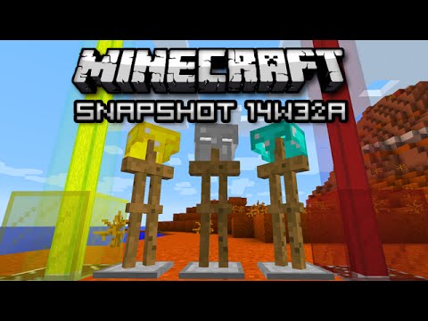 Minecraft: Armor Stands, Colored Beacons, and More! (Snapshot 14w32a ...