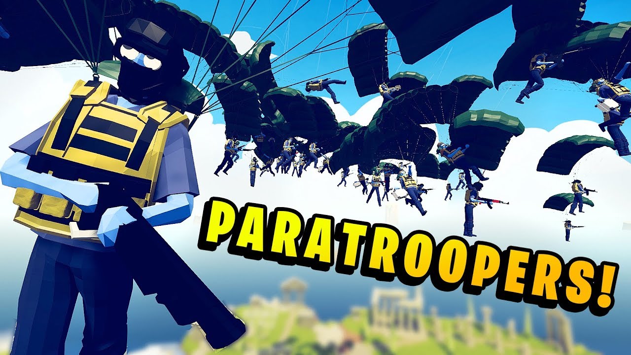 TABS - Modern Faction PARATROOPERS Drop From An OSPREY in Totally ...