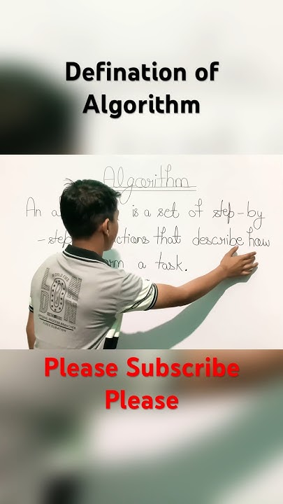 Defination of Algorithm in hindi meaning #algorithm #math #computer #viral #trending #education ...