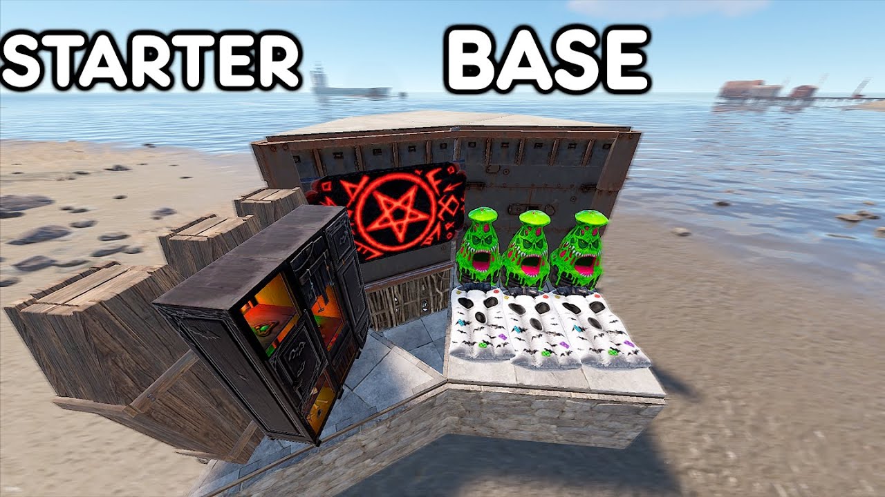 RUST - BUNKER Base Design - Compact Rust Base Design - YouTube