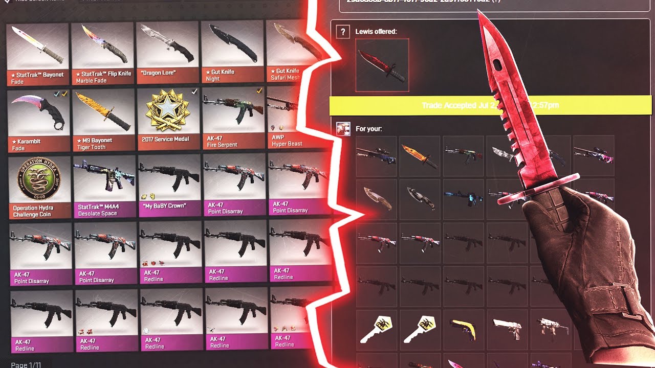 I BOUGHT MY DREAM KNIFE!! (M9 RUBY) CS:GO INVENTORY UPDATE - YouTube