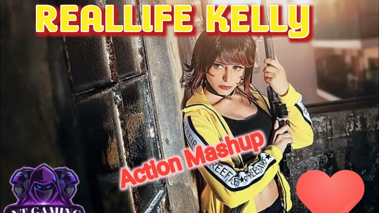 Freefire Kelly Character in real life||Kellys action mashup||NTGAMING ...