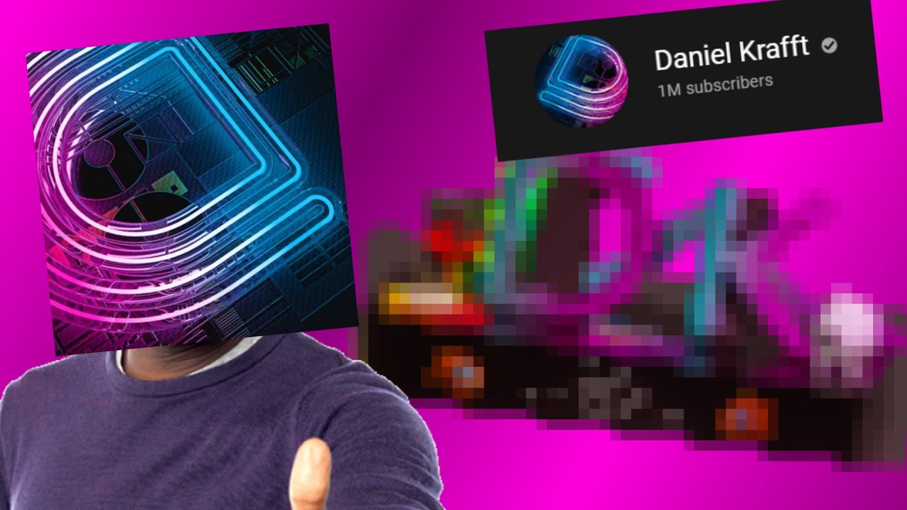 I created Daniel Krafft's 1 MILLION SUBSCRIBER play button! - YouTube