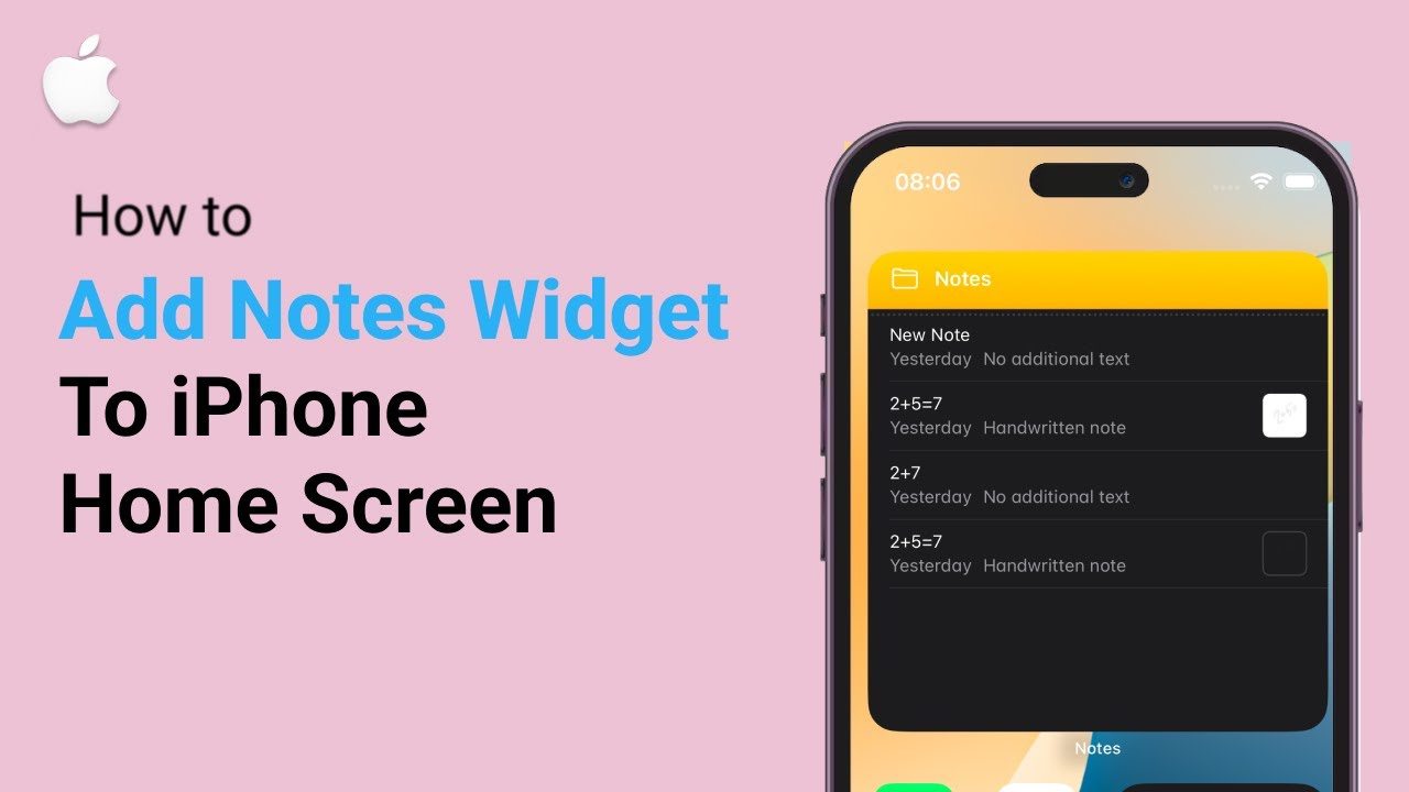 How to Add Notes Widget to Your iPhone Home Screen in Under 1 Minute ...
