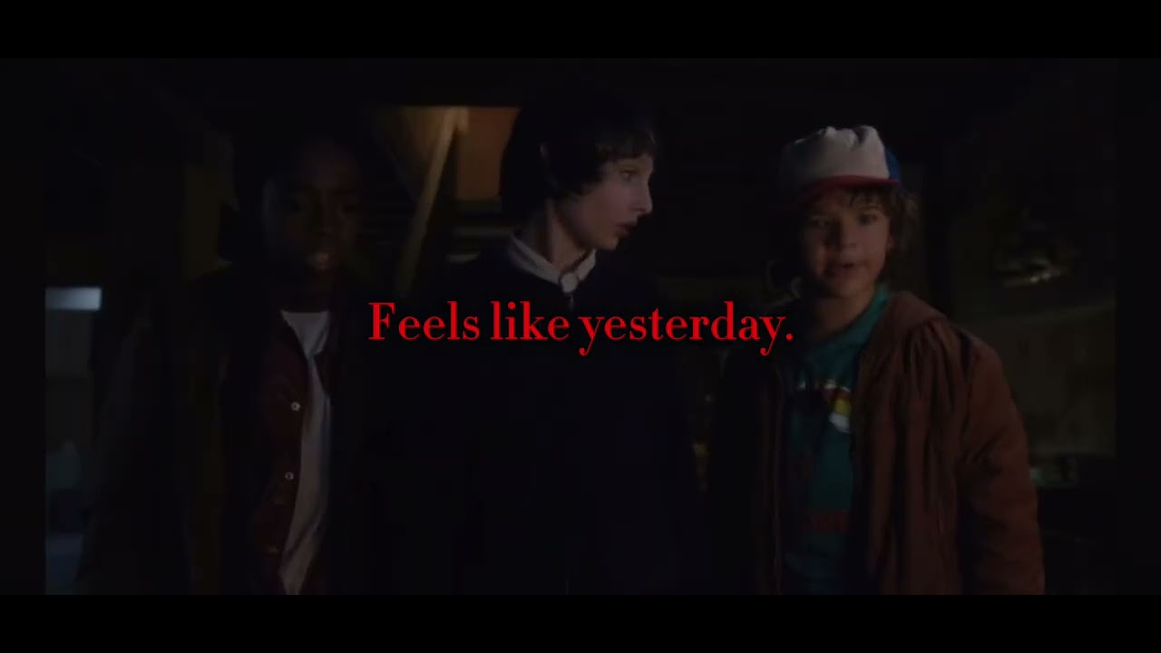 Goodbye stranger things. - YouTube