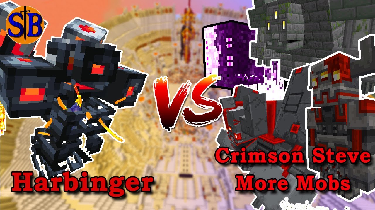 Completed Harbinger(L_Ender's Cataclysm) vs Crimson Steve's More Mobs ...