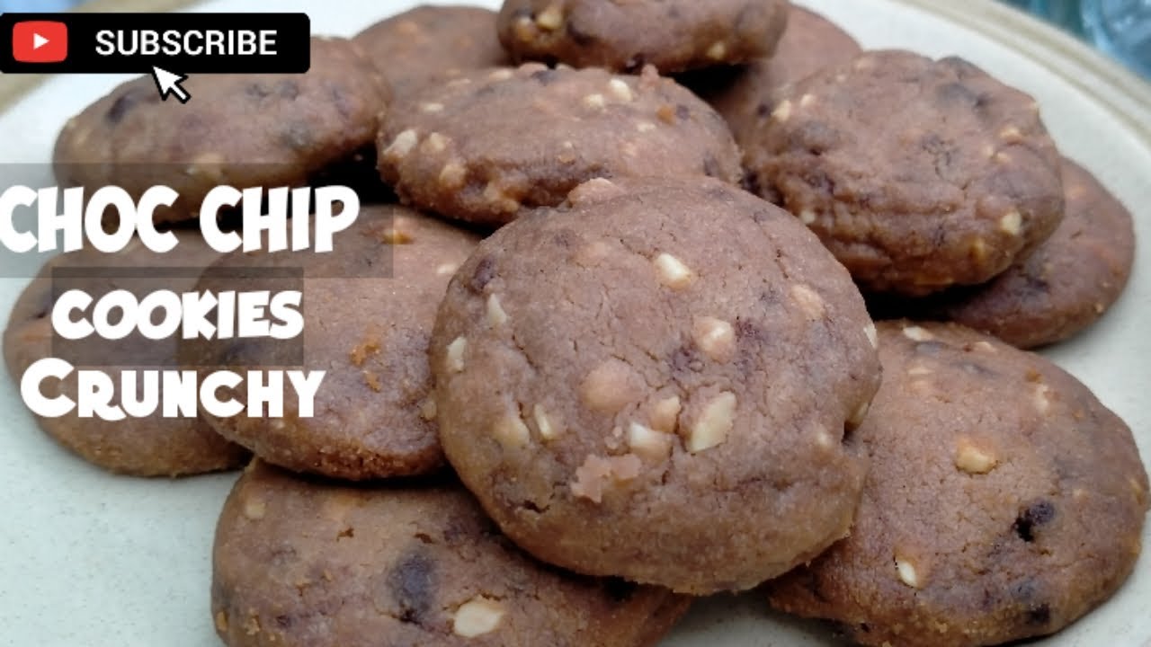 RESEPI CHOC CHIP COOKIES (CRUNCHY) - YouTube