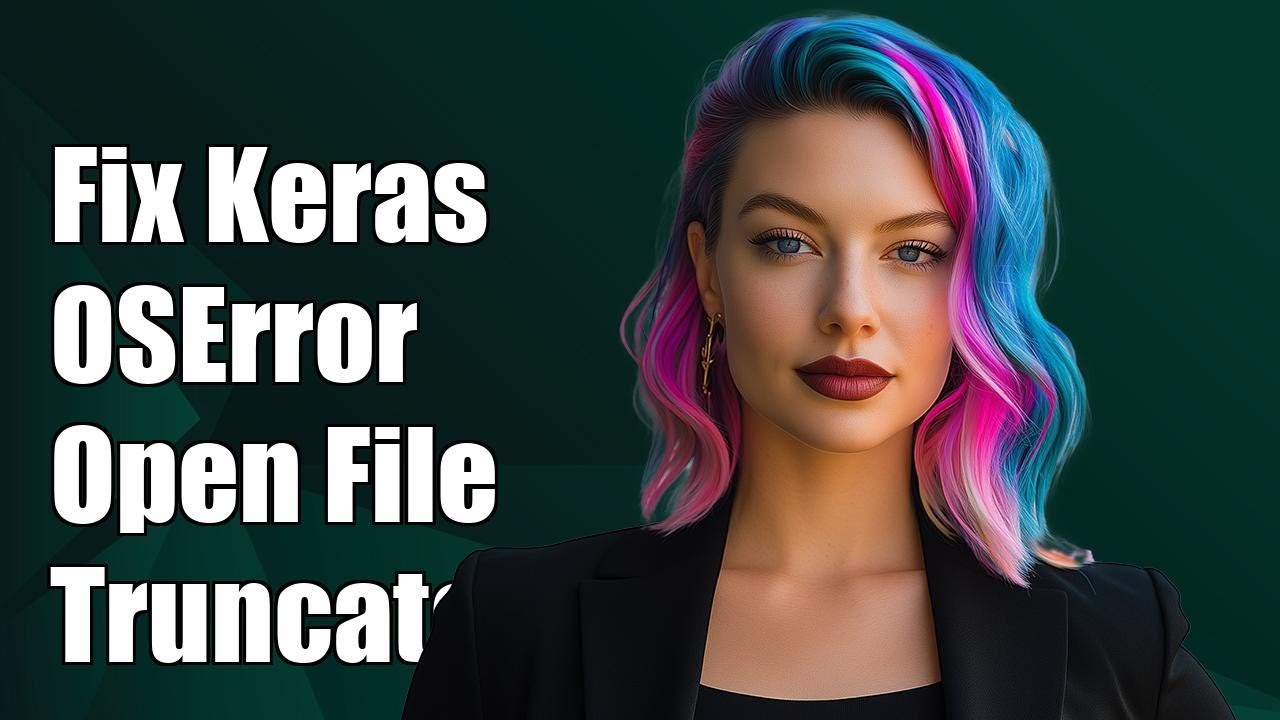 Fixing Keras OSError: Unable to Open File - Truncated File Solution ...